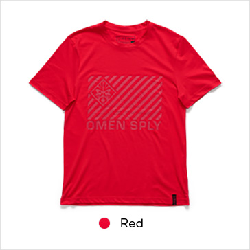 OMEN by HP Gaming Courier Men's Grey Short Sleeve Tee (Large) (5RW12AA ...